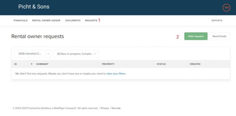 Buildium Owner Portal 101 - Picht & Sons